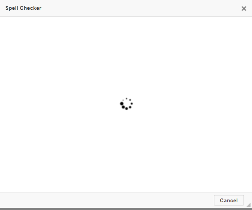 Spell Checker "WSC" dialog plugin for CKEditor 4 stopped working: incessant loading spinner ...